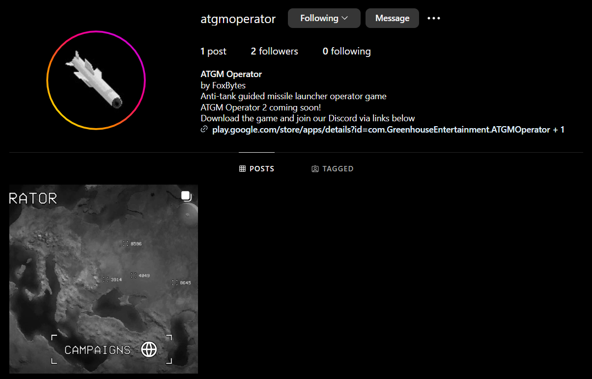 ATGM Operator – ATGM Operator development blog